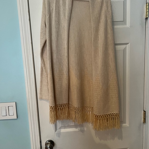 Lilly Pulitzer | Sweaters | Tatum Long Fringe Hem Cardigan Lily ...